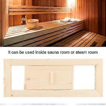 Rectangle Sauna Air Vent Wooden Adjustable Sauna Room Equipment Ventilation Panel Blinds Grille ...
