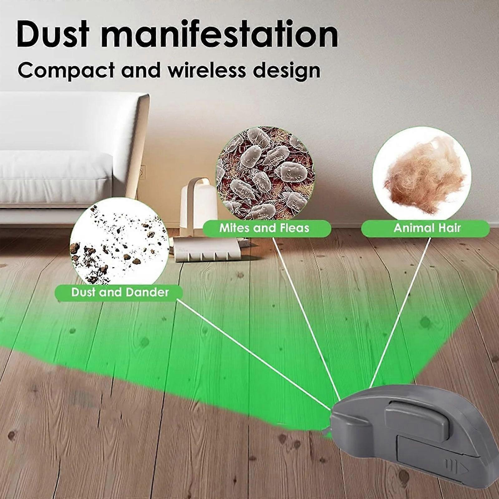 Dust Detector Light Vacuum LED Light Attachment, Green LED Light for ...