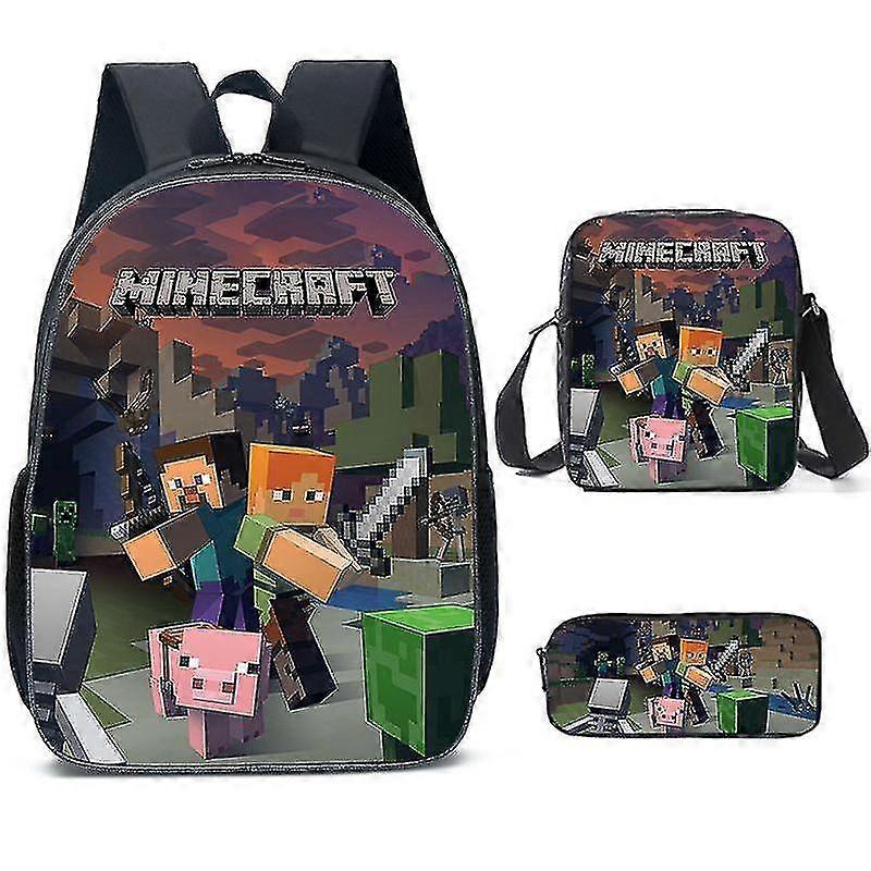 Minecraft Primary And Secondary School Schoolbags Minecraft Game ...