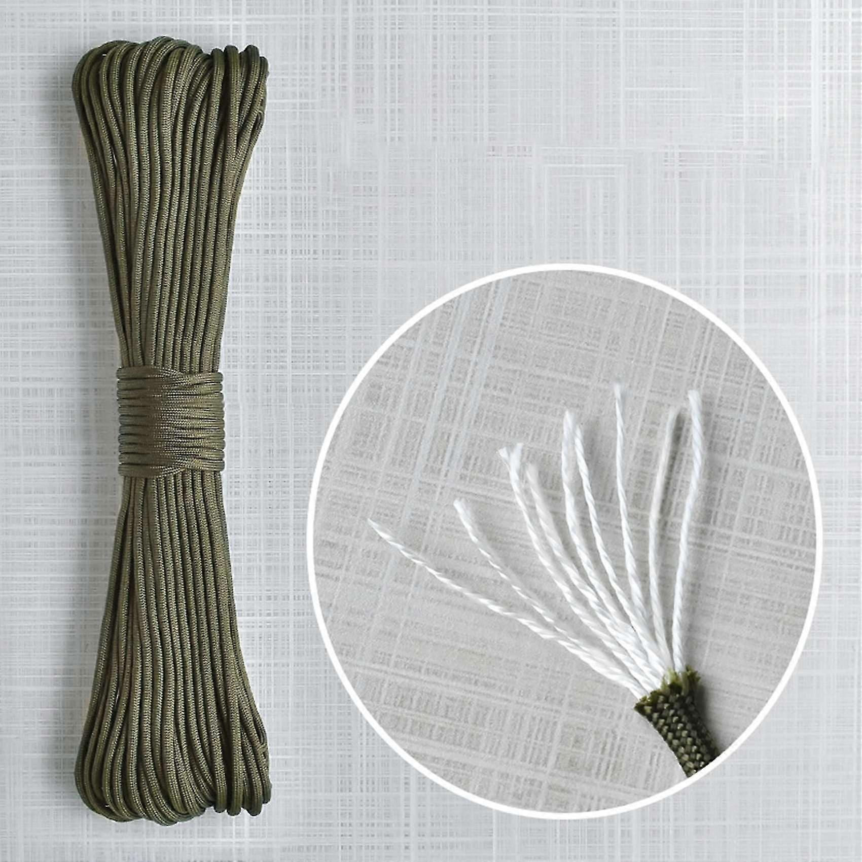 550lbs Diameter 4mm 9 Core Braided Nylon Umbrella Rope For Jungle ...