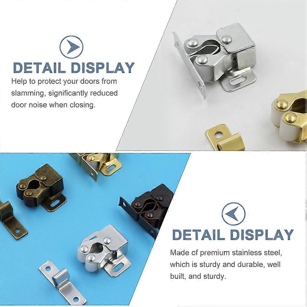 20pcs Cabinet Latches And Catches Double Roller Catches for Cupboard ...