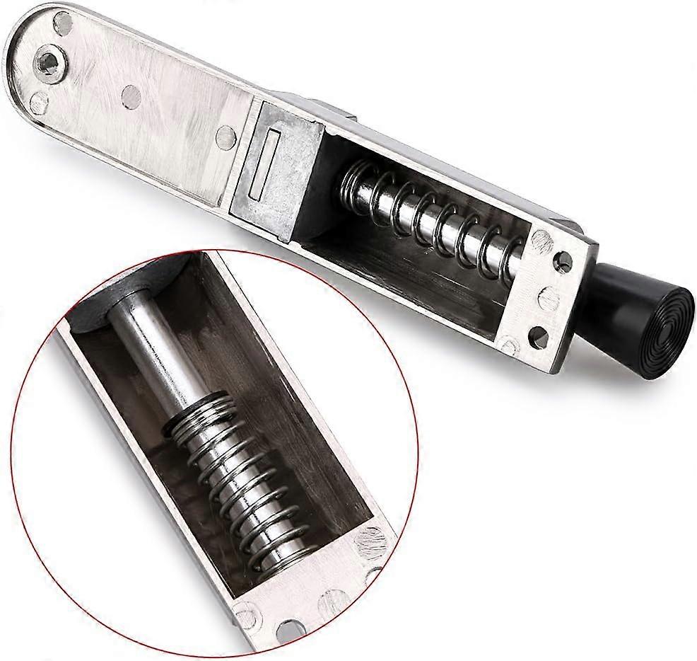 Spring loaded adjustable heavy duty door stop with screw | Fruugo UK