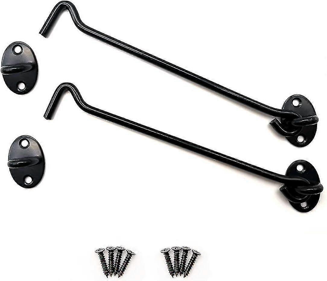 2 Pieces Stainless Steel Storm Hooks Cabin Hooks With Fixing Screws For ...