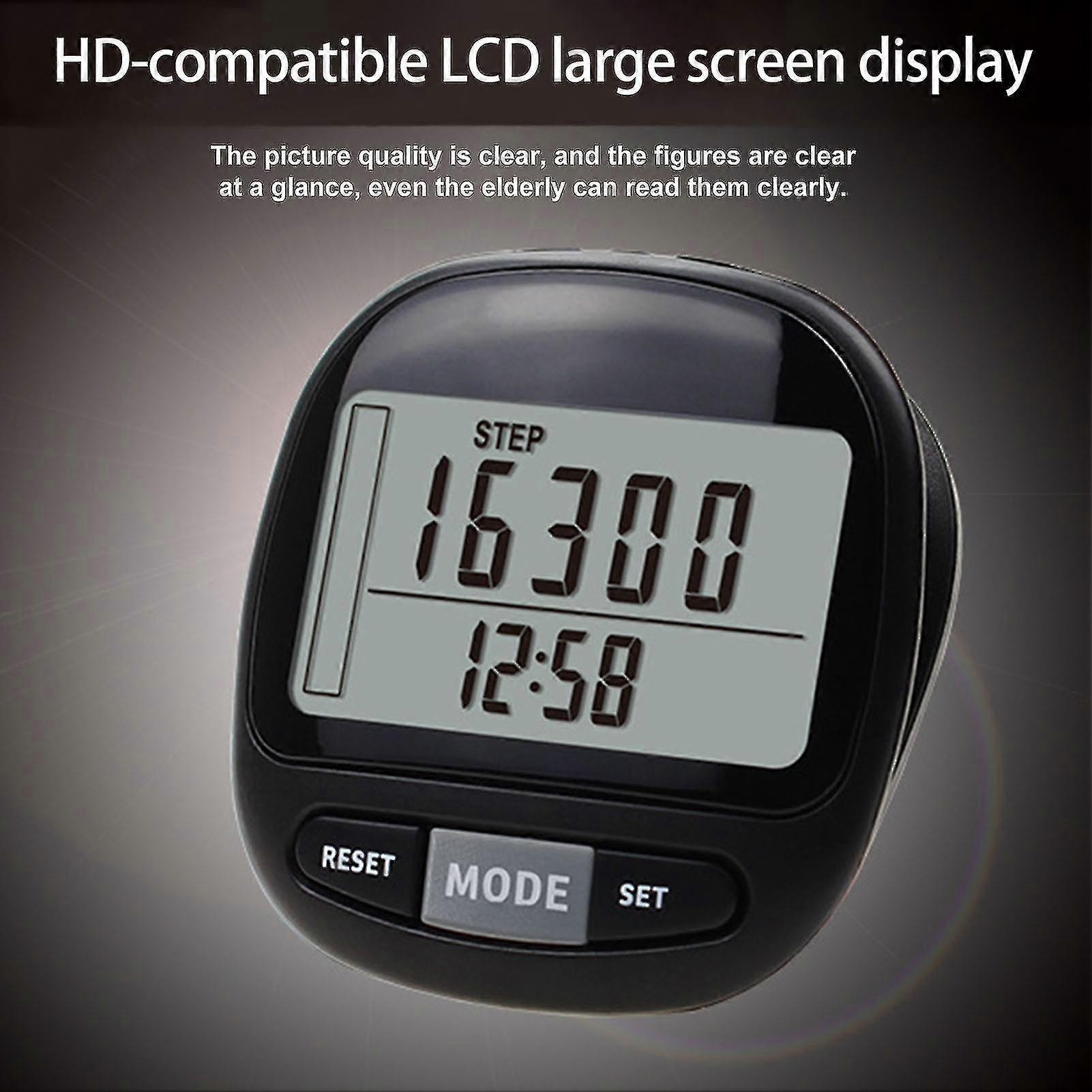 Electronic Pedometer Accurate Reading Intelligent High Clearly Step ...