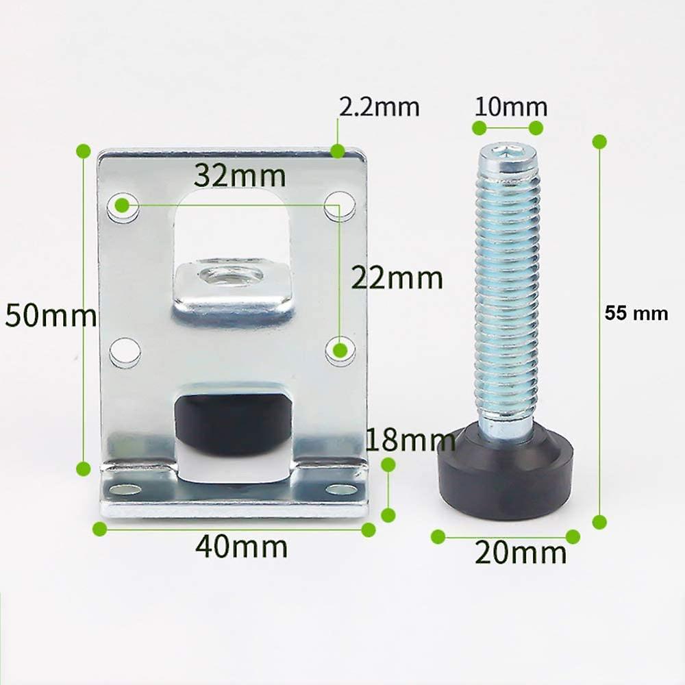 Set Of 4 Adjustable Furniture Legs, Leveling Legs For Tables And Chairs ...