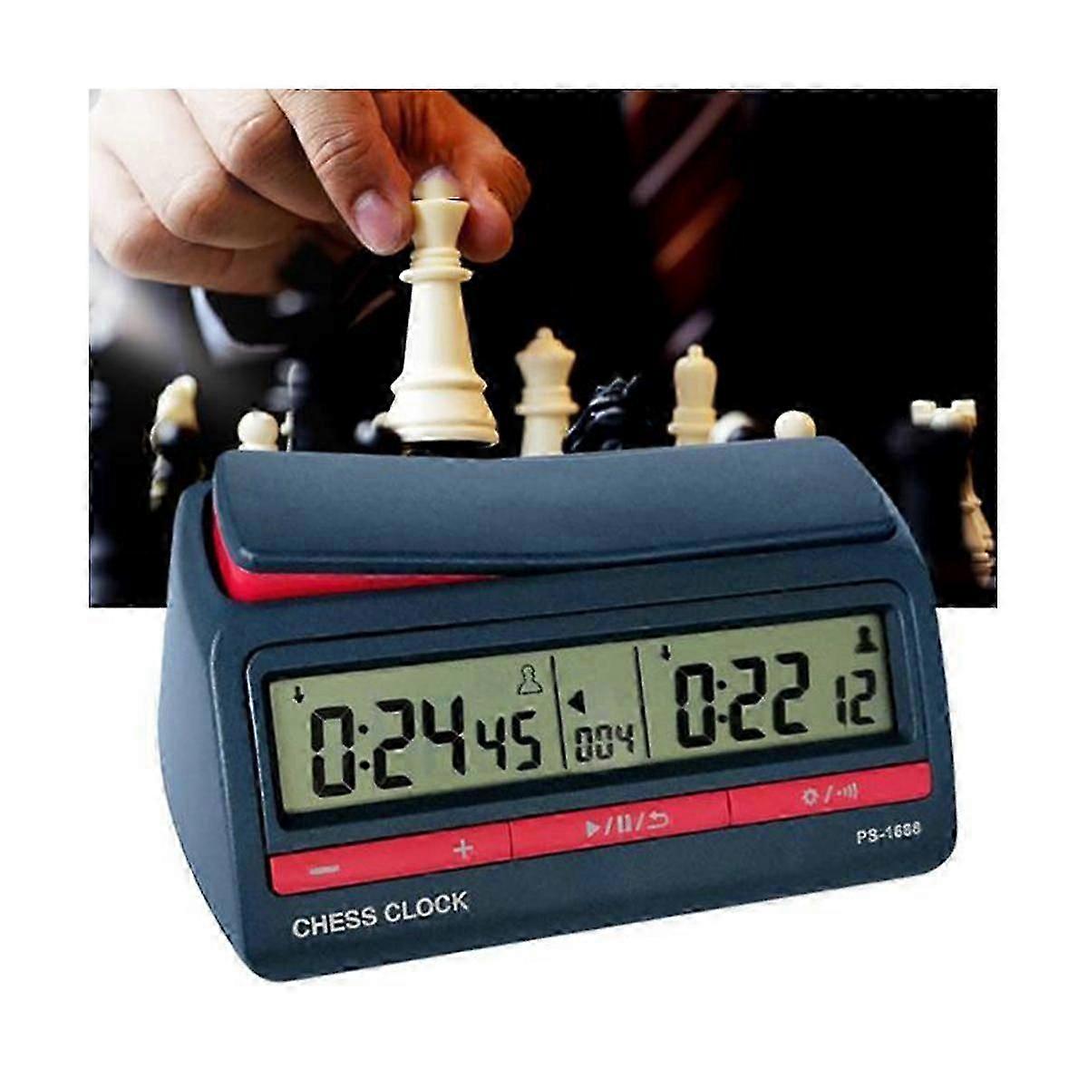 Professional Advanced Chess Digital Timer Chess Clock Count Up Down Board Game Clock PS-1688 ...