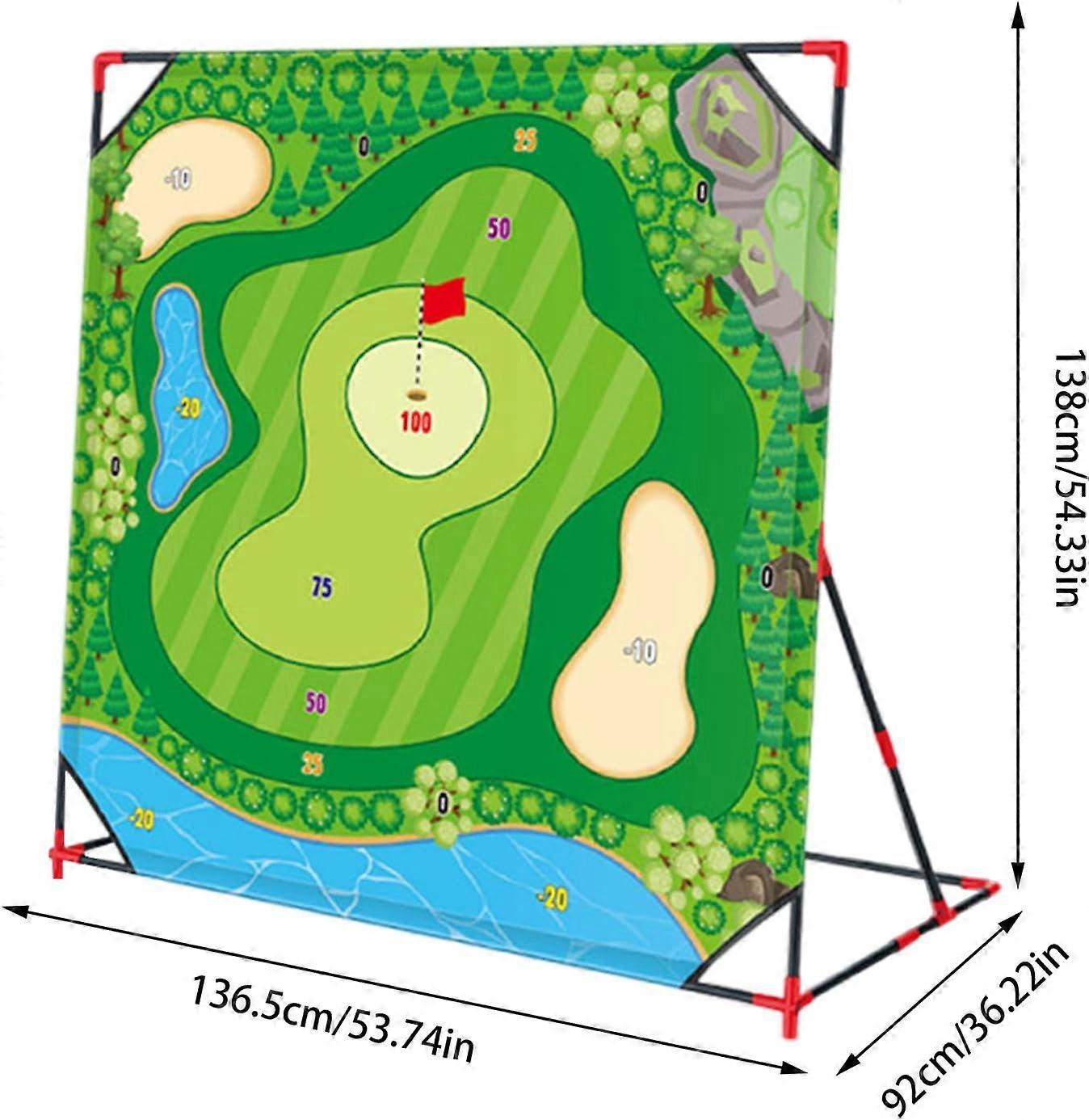 Chipping Game Chip And Stick Golf Game Golf Practice Mat Swing Training ...