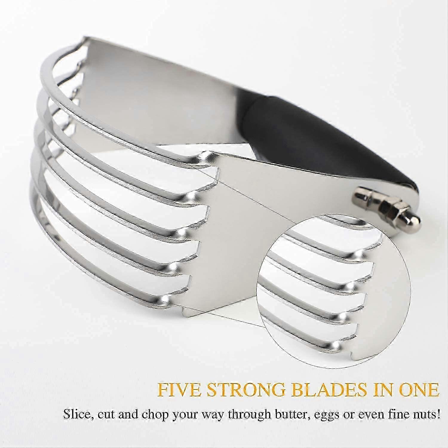 Heavy Duty Dough Blender, Stainless Steel Pastry Cutter Ideal for ...