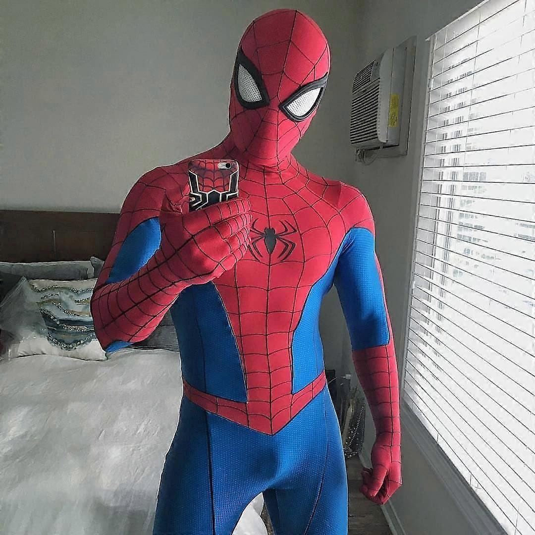 Costume de cosplay classique Peter Toe pour adultes, Spidey, Smile Hero ...