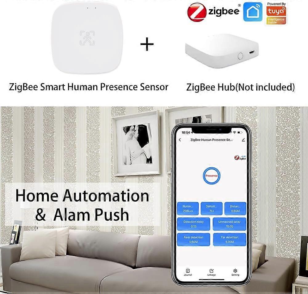 Human Presence Sensor ZigBee mmWave Smart Motion Detector with ...