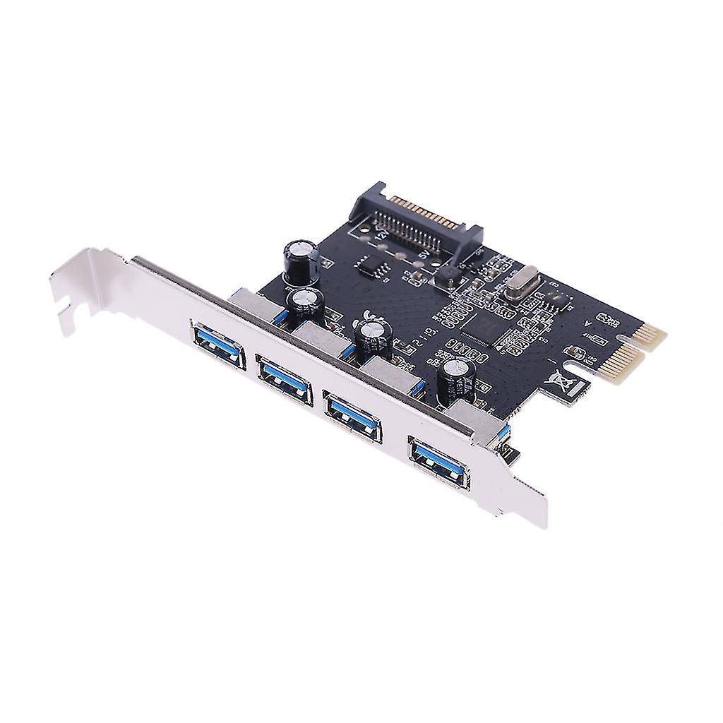 Pci-e Pci Express To Usb 3.0 Via Chip Sata Interface 4 Port Adapter ...