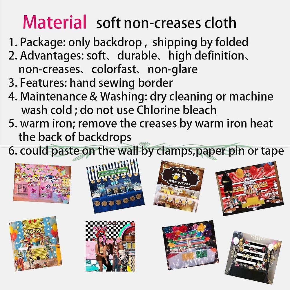 Back To 50's Sock Hop Photography Backdrop Vinyl 7x5ft For 1950s Rock ...