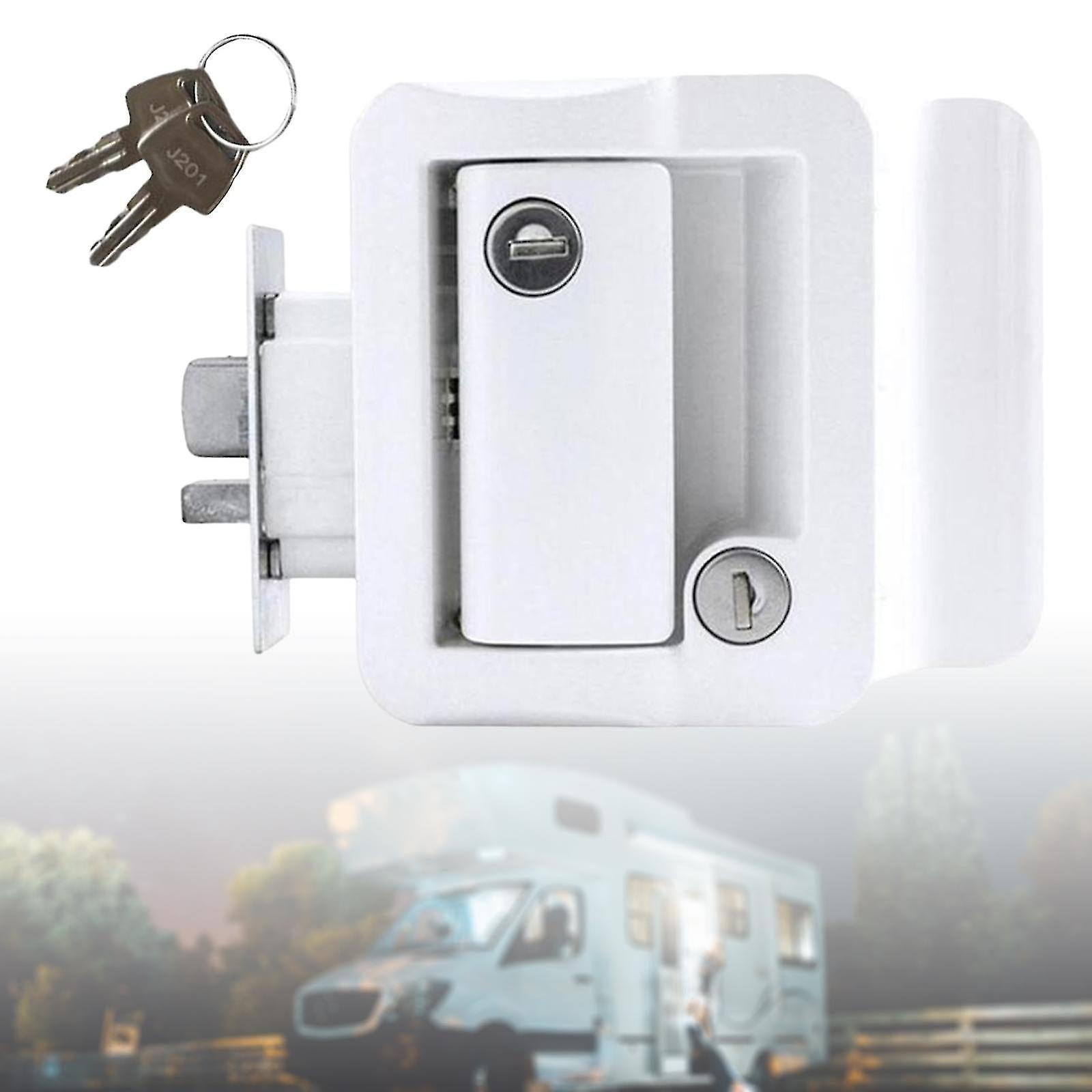 Entrance door lock replacement paddle door latch for travel trailer ...