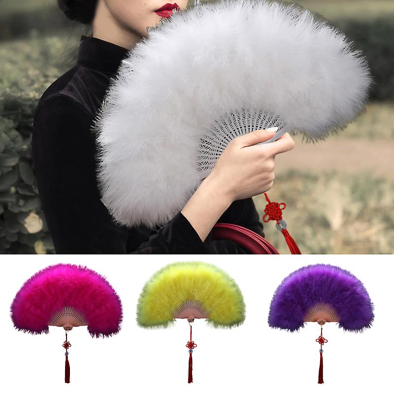 Champagne Fan with Tassels Pendant Luxurious Hollow Carved Gorgeous ...