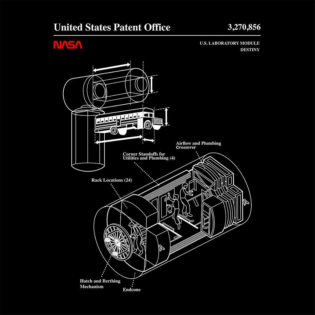 NASA US Laboratory Module Destiny Blueprint Phone Card Holder | Fruugo UK