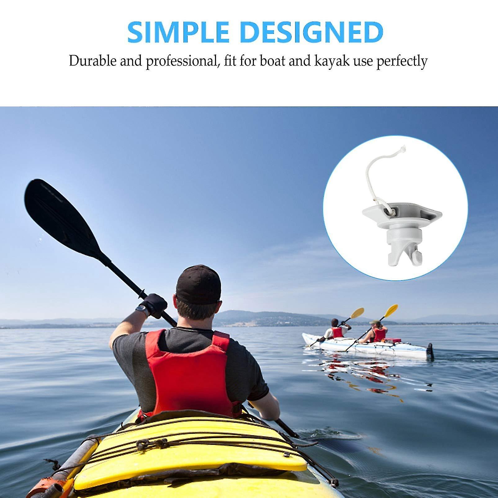 2Pcs 8 Holes Inflatable Boat Air Valve Cover Inflatable Air Valve Cap ...