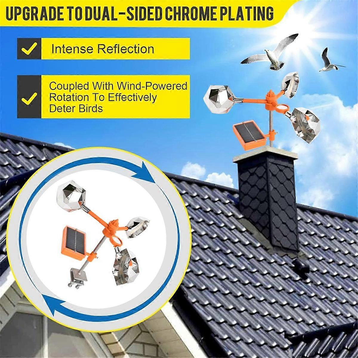 Bird Deterrents Devices Outdoor, Bird Reflectors for Outside, Pigeon ...