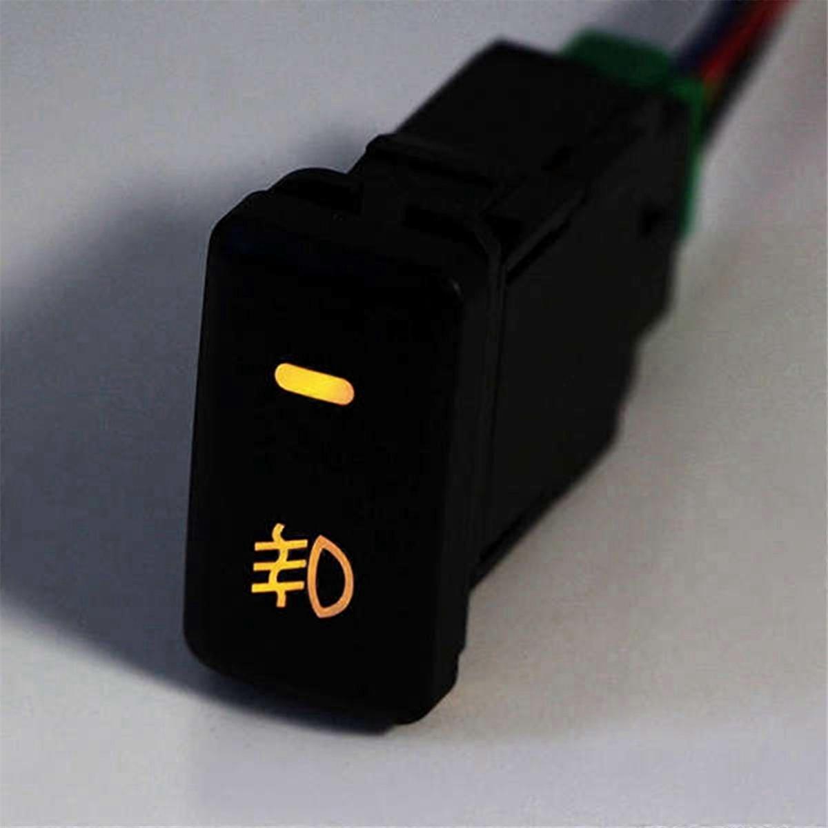 3Pcs Auto Retrofit Switch Waterproof Toggle Switch Fog Lamp Switch with ...