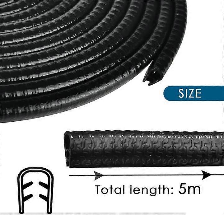 Door Edge Guards, 5M Car Door Protector Anti-Leak, U-Shaped Rubber Edge ...