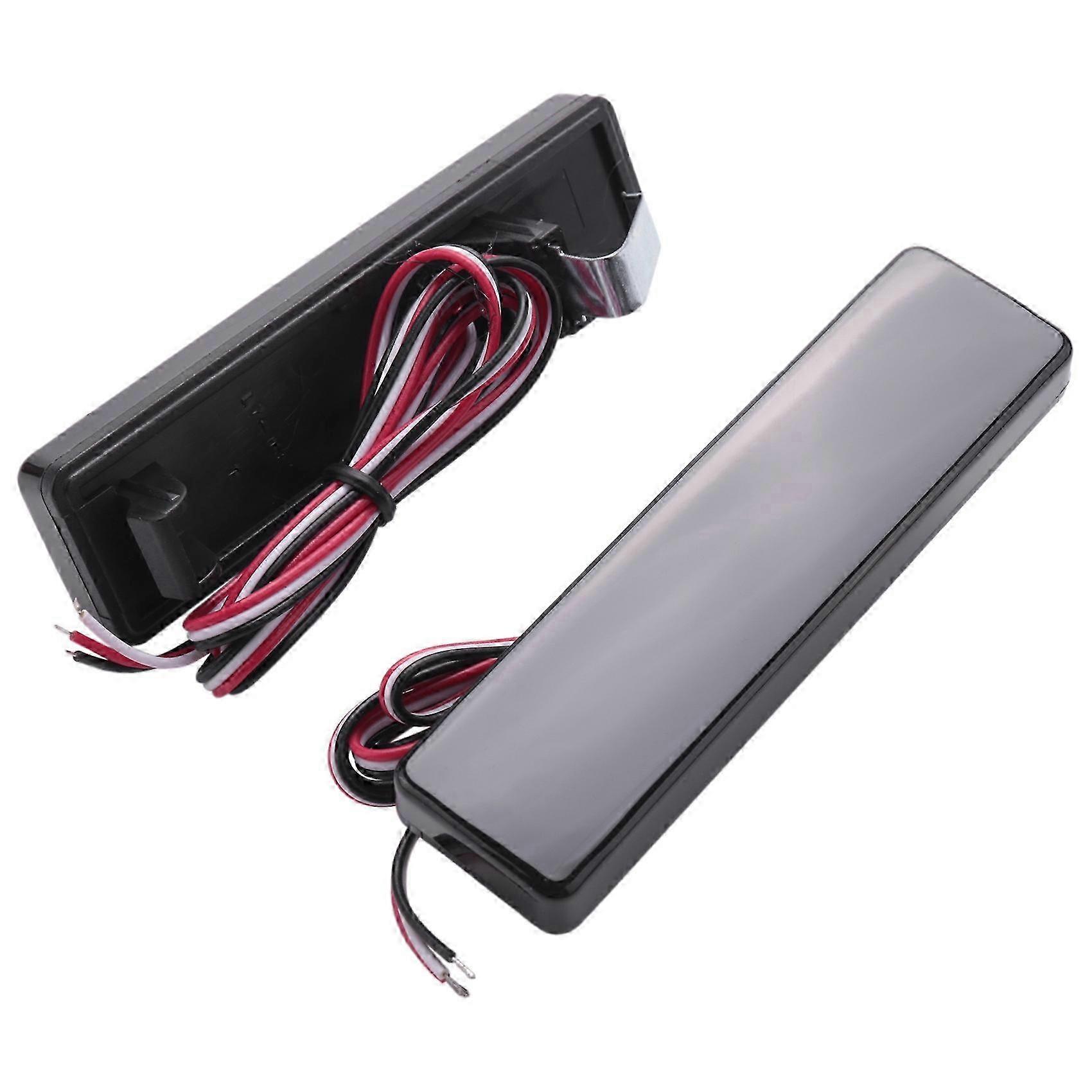 Black Lens LED Bumper Reflector Tail Lights for Vivaro Movano for ...