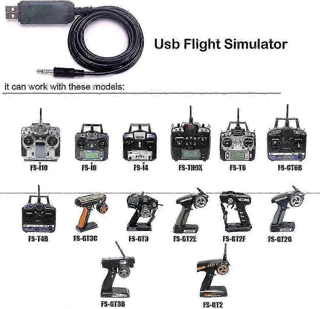 Flight Simulator Adapter Cable for Remote Controllers Fs-i6, Fs-i4, Fs ...