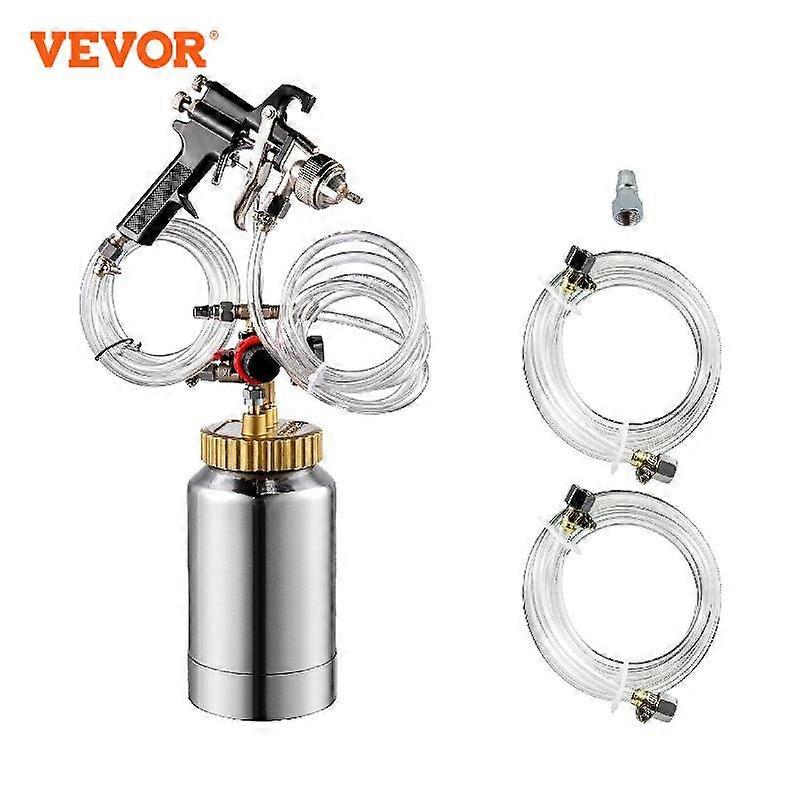 VEVOR 2L 2 Quart Pressure Pot Tank Kit with Pipe 1.8mm Nozzle Pressure ...