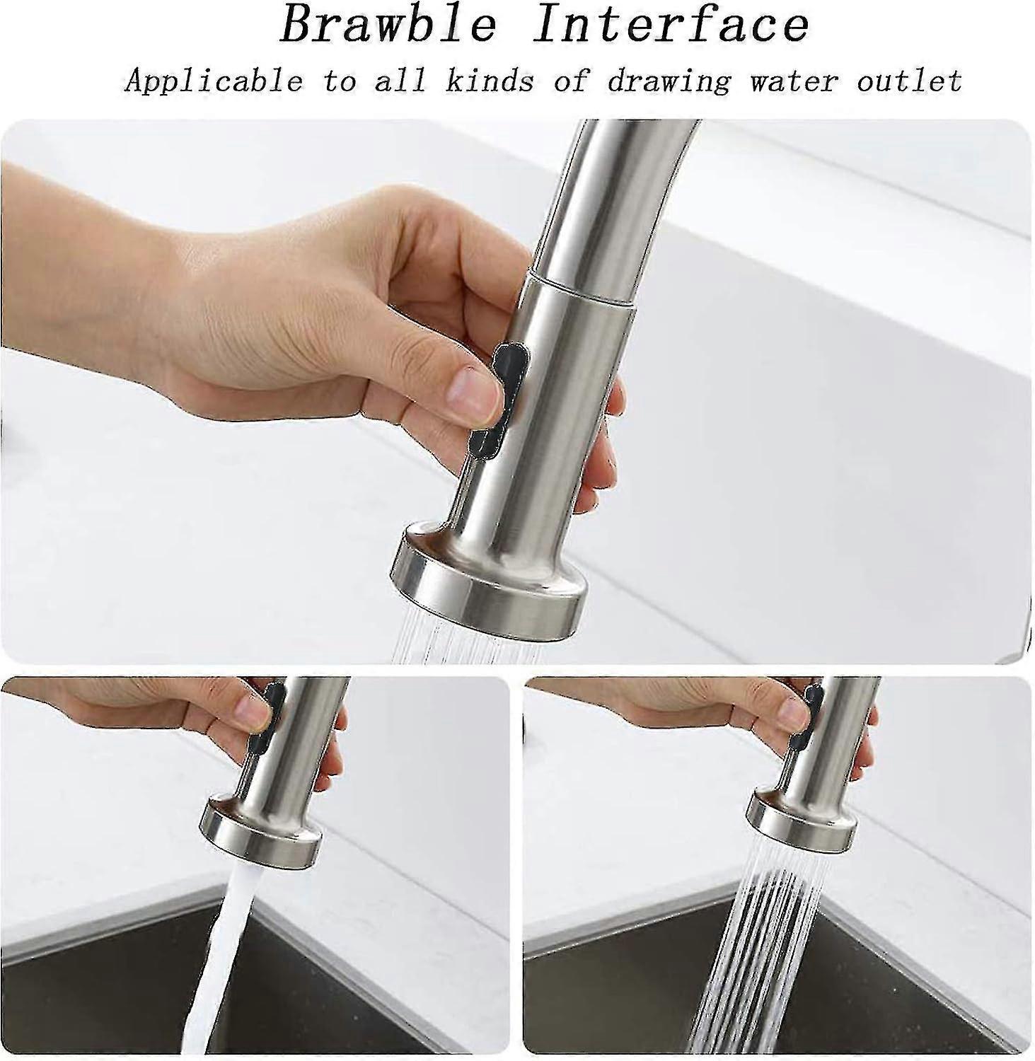 2 Modes Spray Head Kitchen Faucet Replacement Spray, Hand Shower ...