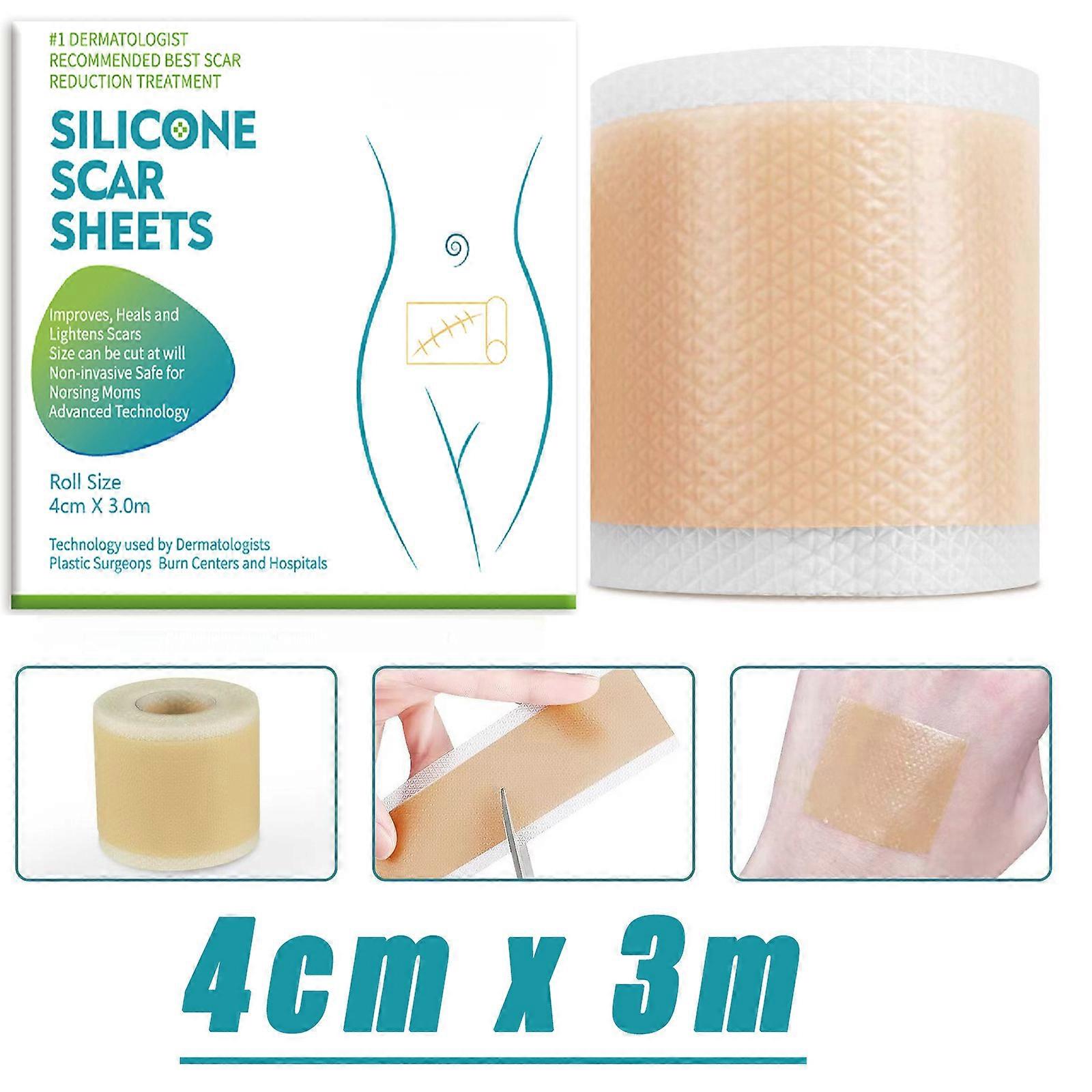 Silicone Plasters For Scars, Silicone Scar Films For Surgeries, Caesarean Section, Keloids ...