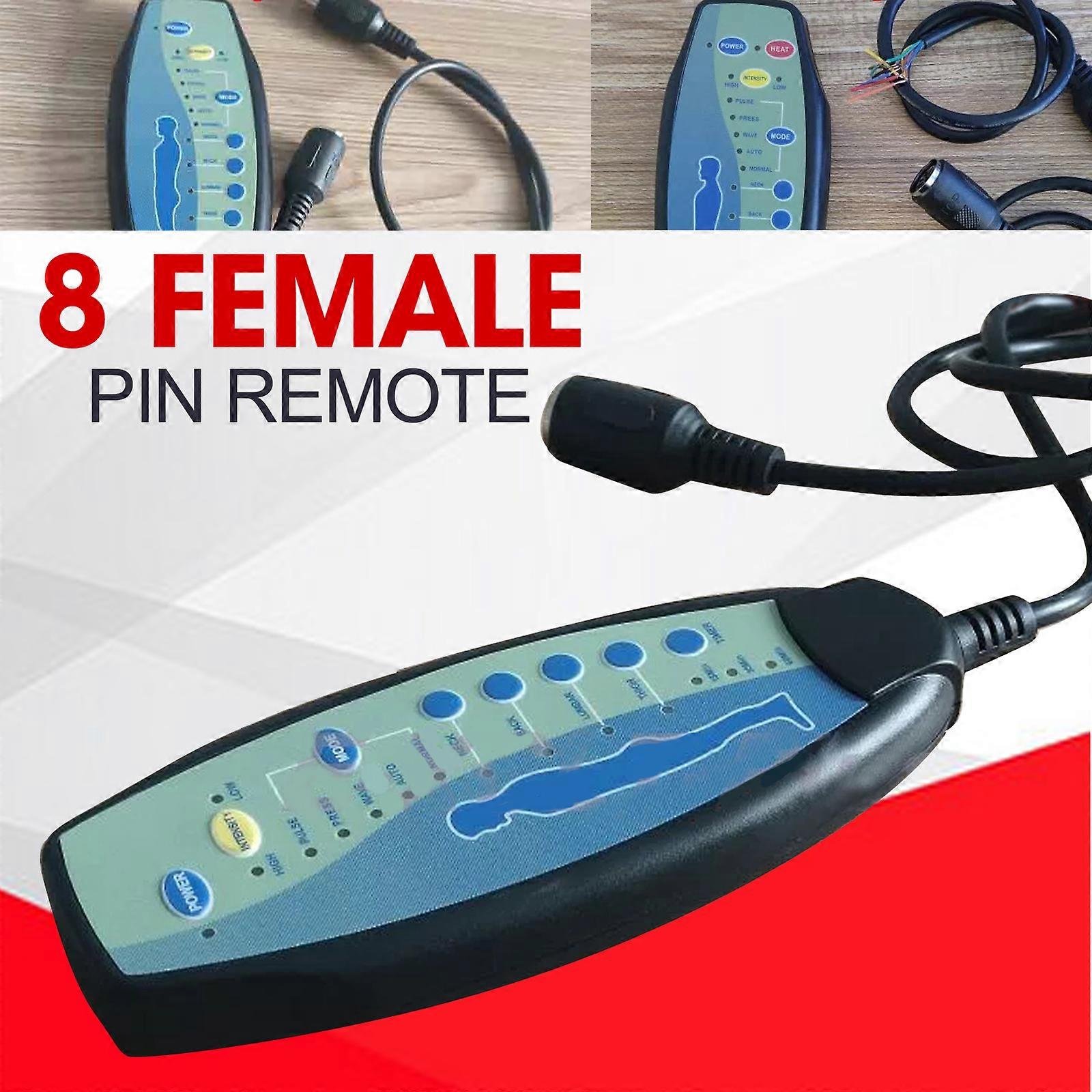 8 Female Pin Remote For Massage Power Lift Recliner Chair Hand ...