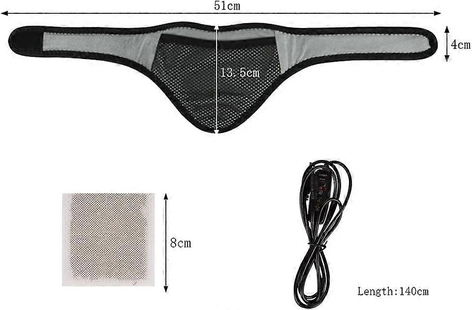 Electric Heating Neck Brace USB Heated Wrap For Pain Relief Relieve ...