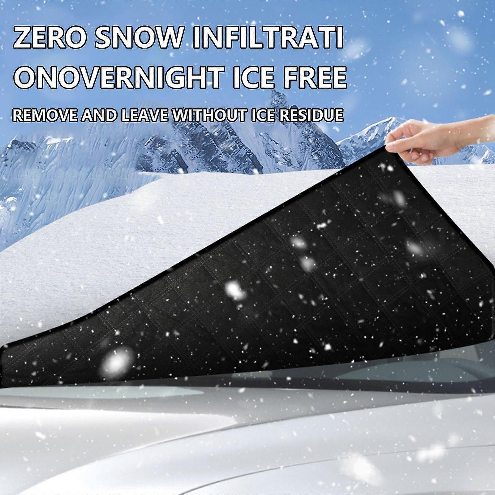 Thickened Snow Blocking Cloth For Car Front Windshield Cover Windproof ...