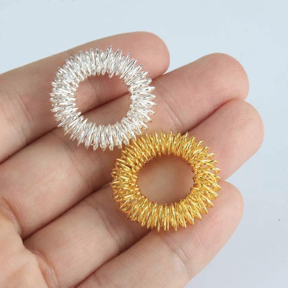 Acupressure Rings, Pack of 30 Finger Massage Rings - Massage for ...
