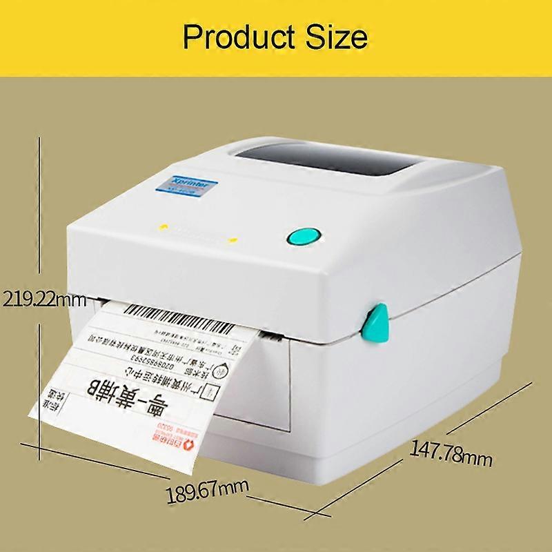 Xprinter XP-460B USB Port Thermal Automatic Calibration Barcode Printer ...