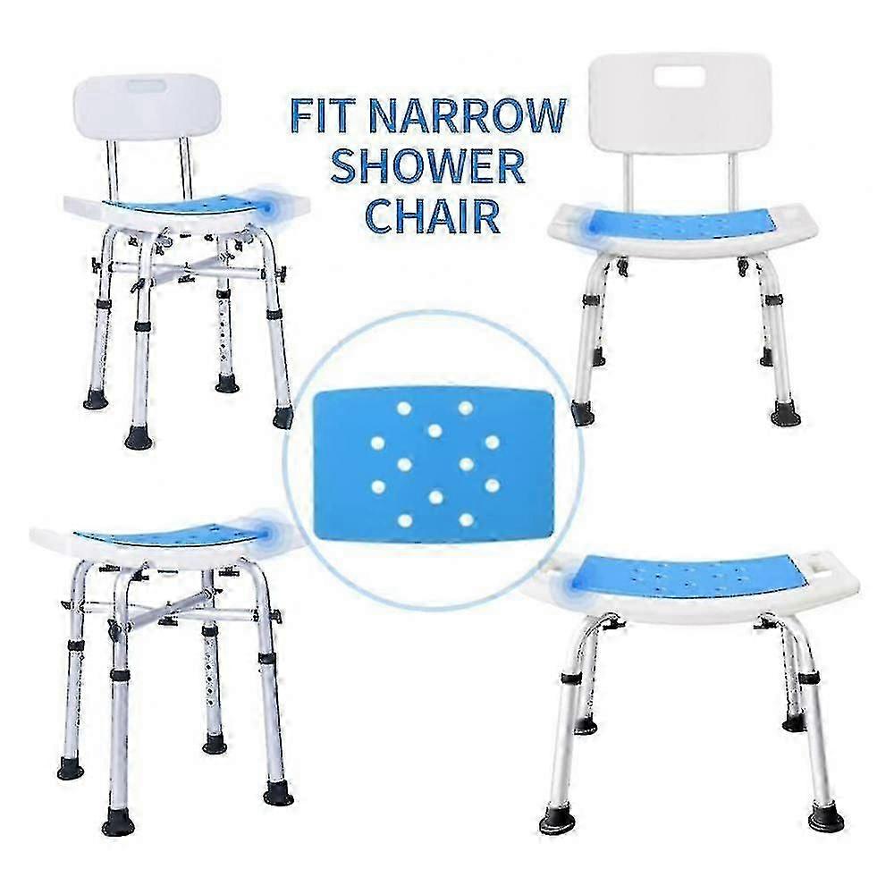 Bathroom Shower Chair Folding Bath Chair For The Elderly - Blue Cushion ...