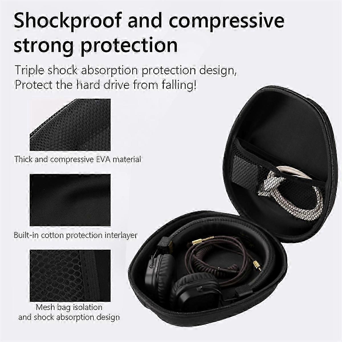 Hard EVA Travel Carrying Case Bluetooth Headset Storage Bag Cover for ...