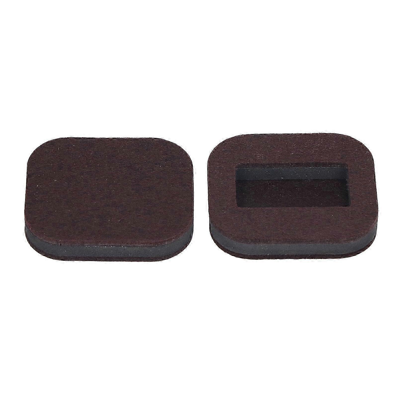 5 Pcs Felt Caster Cup Rectangle Concave Office Chair Roller Fixing Pad ...