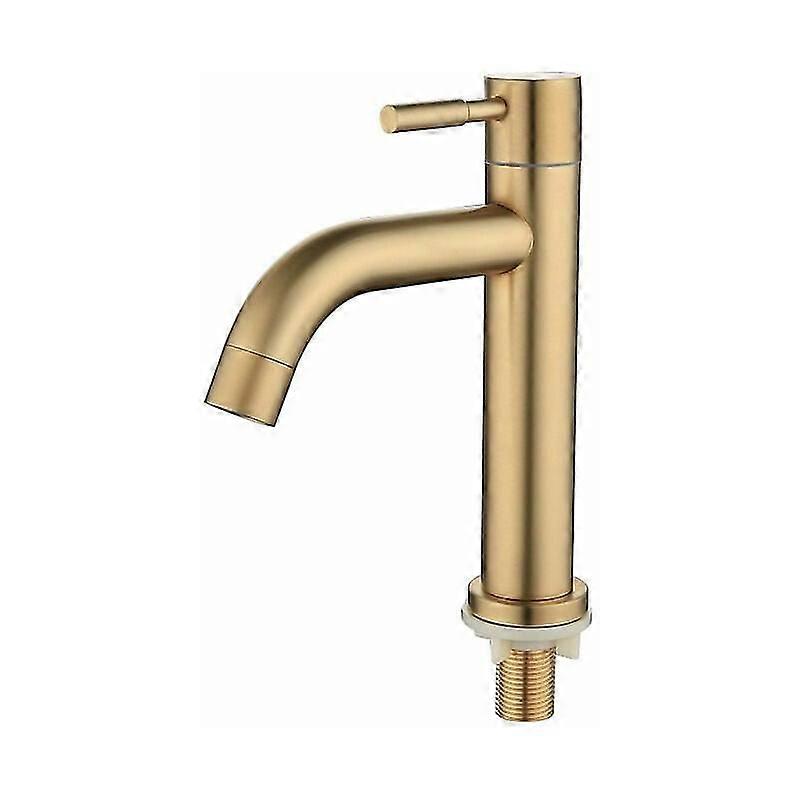 Brass Bathroom Basin Mixer Tap, Single Lever Basin Faucet With Water ...