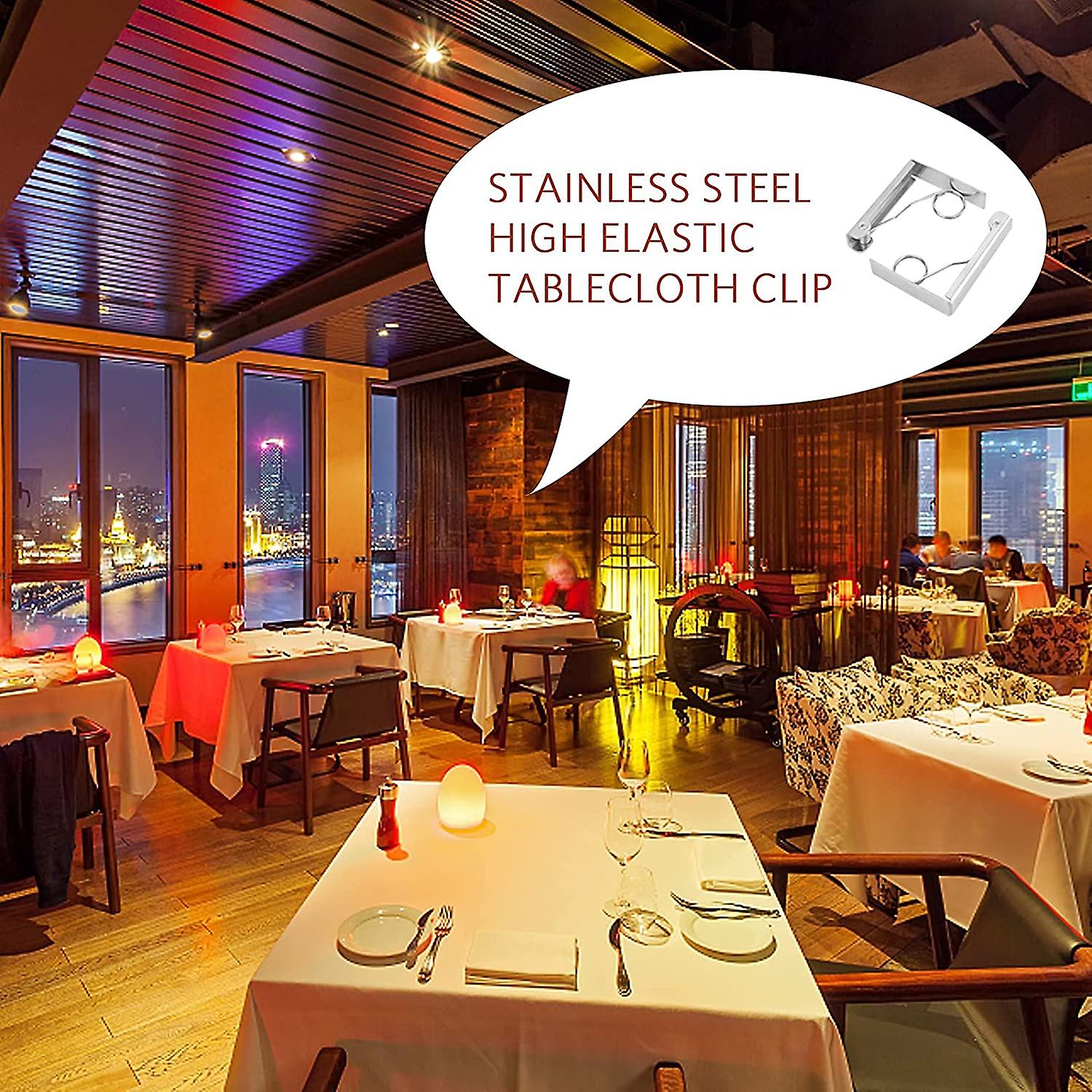 Table Cover Clip Clamps, Spring Stainless Steel Picnic Tablecloth ...