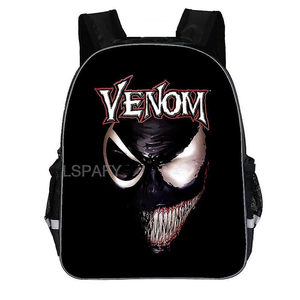 Superhero Venom Schoolbag Travel Backpack Shoulder Bag Black Primary ...
