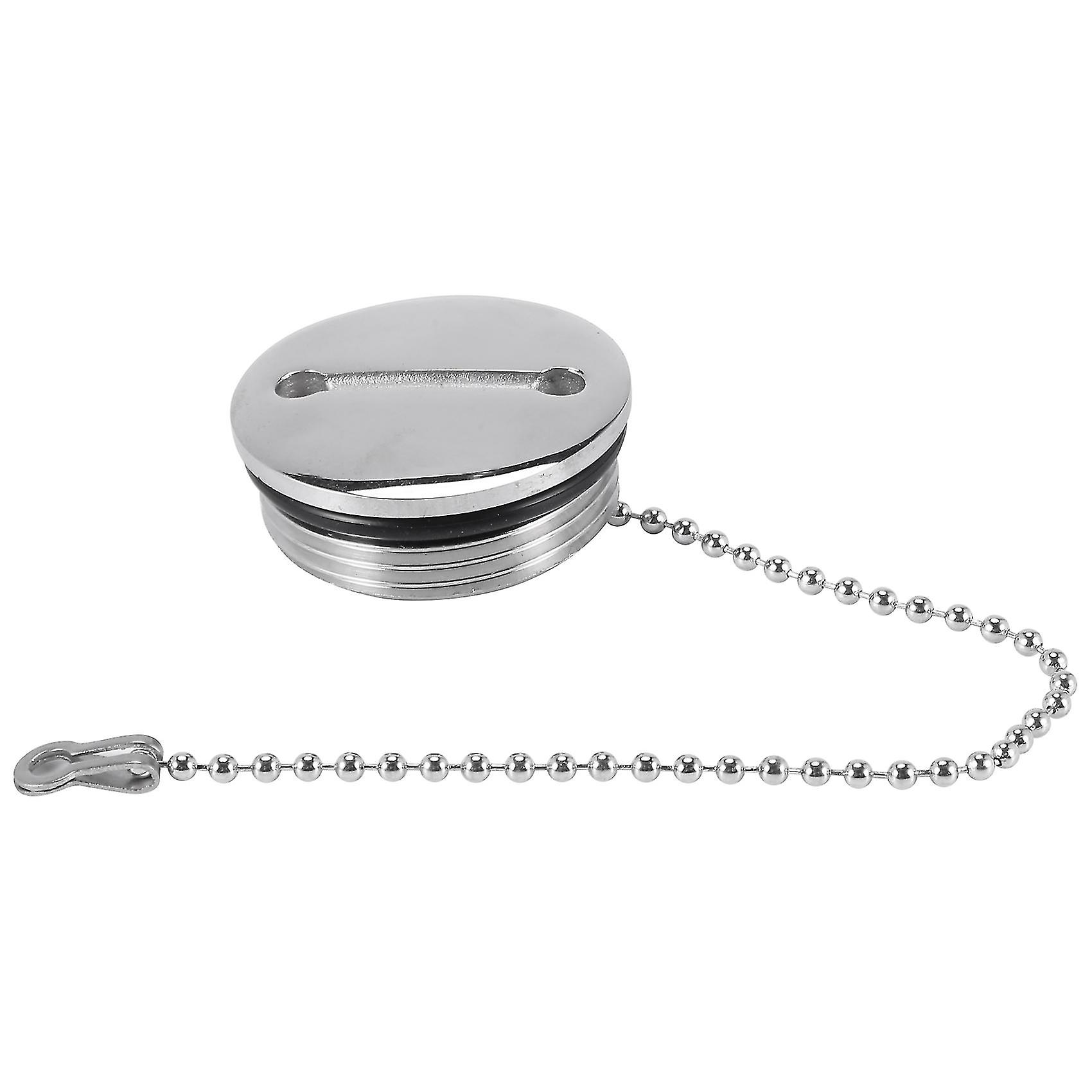 Boat Deck Fill Filler Replacement Cap With Chain Stainless Steel Fuel ...