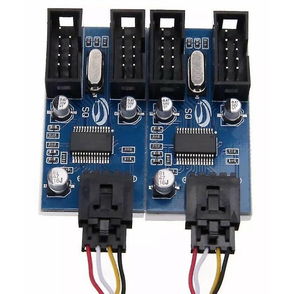 Motherboard Usb 9pin Header 1 To 4 Splitter Port Multiplier 30cm ...