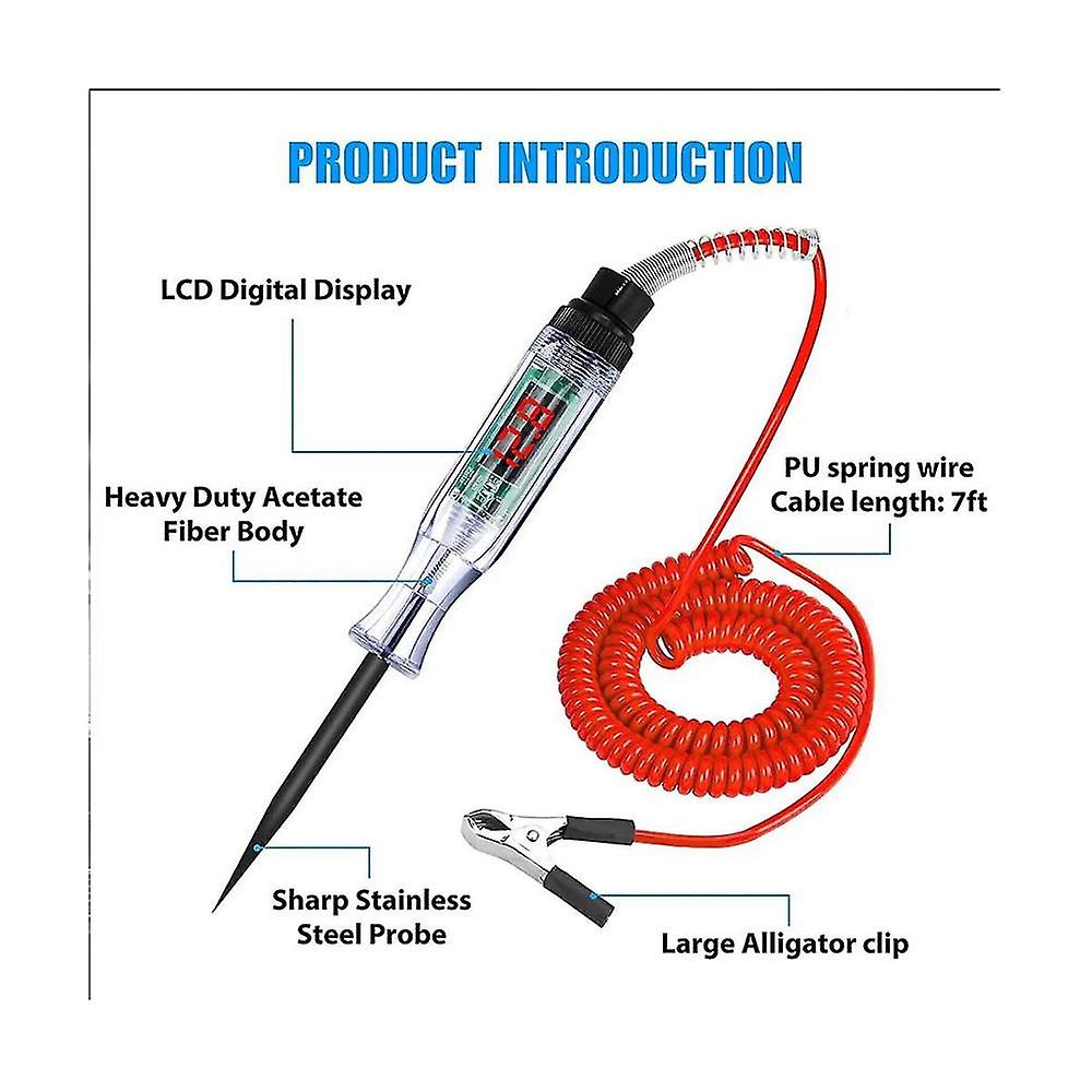 Car Truck Circuit Test Pen,automotive Circuit Tester,digital Electric ...