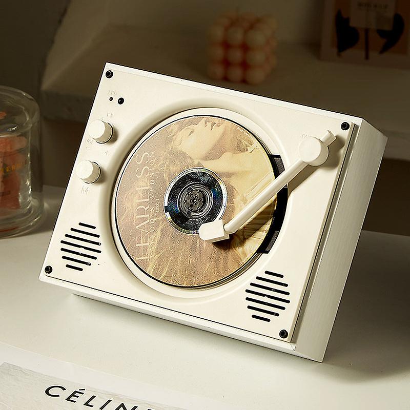 Retro Wall-mounted Cd Player Listen To The Album English Bluetooth Play ...
