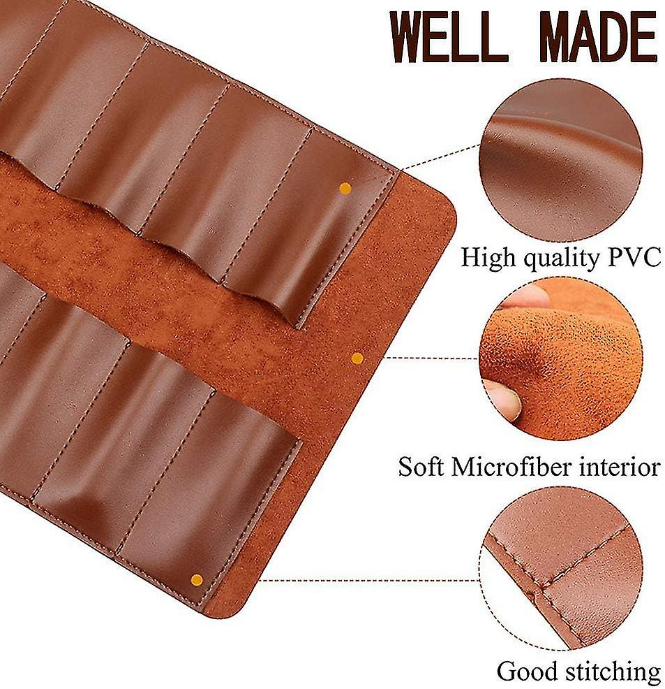 Tool Roll Leather Bag Pouch,multi-purpose Canvas Tool Roll,?wrench Roll ...