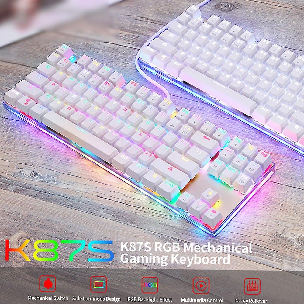 MOTOSPEED K87S Mechanical Keyboard Gaming Keyboard USB Wired Gaming ...