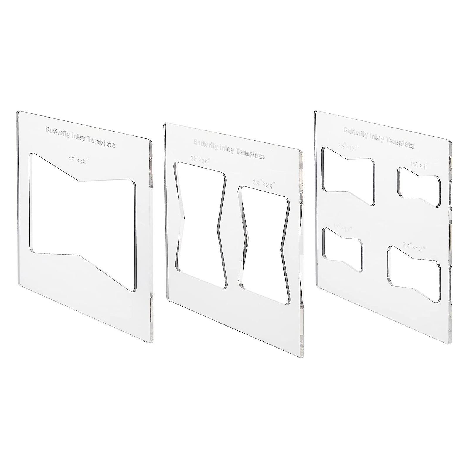 Woodworking Bowtie Template Bow Tie Kit Butterfly Inlay Templates Set ...