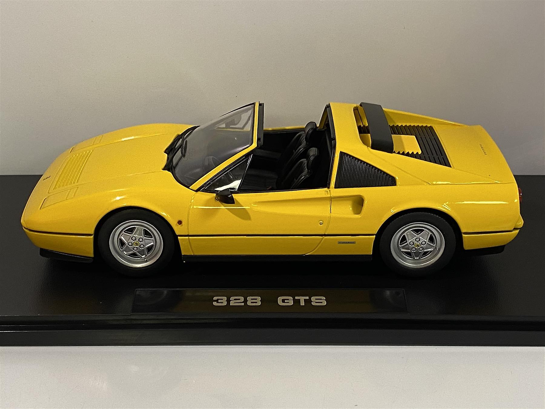 1985 Ferrari 328 GTS Yellow 1:18 Scale KK Scale 180552 | Fruugo UK