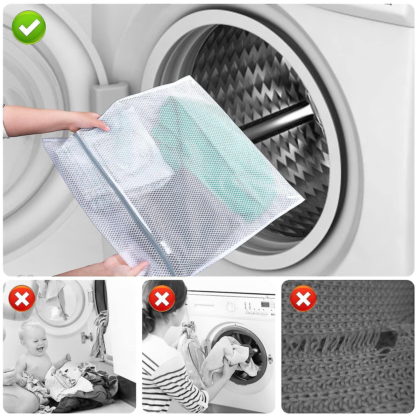 Pack Of 2 Laundry Nets Large Xxl For Washing Machine 60 60 Cm Laundry ...