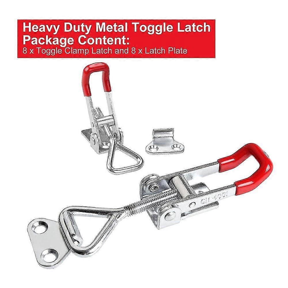 8Pack Pull Latch Clamp Latch 360Lbs Capacity Adjustable Quick Release ...