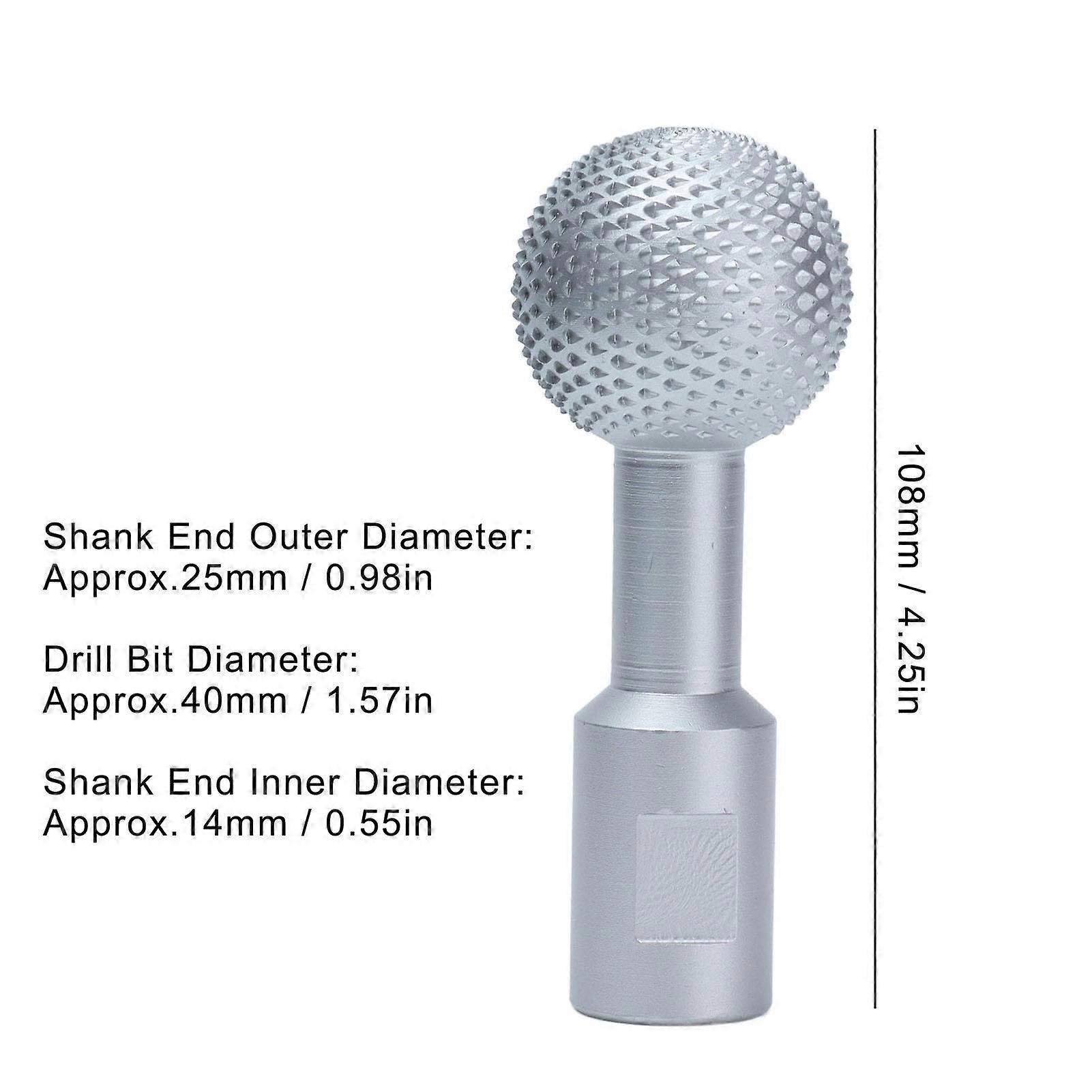 Rotary File Spherical Rotary Burr Carbon Steel Grinding Head Wood ...